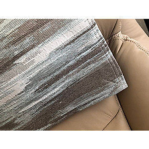 Office Chair Headrest Cover Furniture Pad Upholstery Fabric Pastel Powder Size 14Wx30L" to Protect Home Recliner Media Room Chair Theater Seating