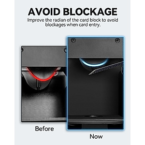 ARTISHION Automatic Card Shuffler - 1-4 Deck, Poker Shuffler Machine, Casino Card Electric Shuffler, Lower Noise Playing Card Shuffler for UNO, Phase 10, Skip Bo Card Games,Sleeved Card