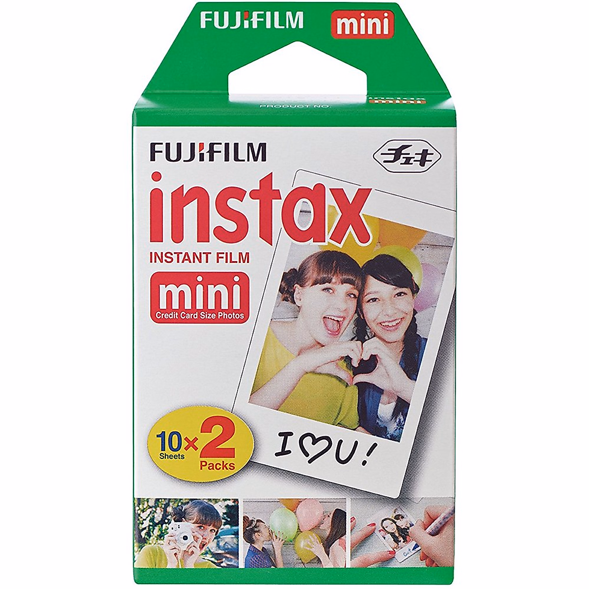 Fujifilm 16806274 Instax Mini 12 Instant Camera, Clay White Bundle with Instax Mini Twin Pack Picture Format Instant Daylight Film (40 Shots) + 1 Year Enhanced CPS Protection Pack