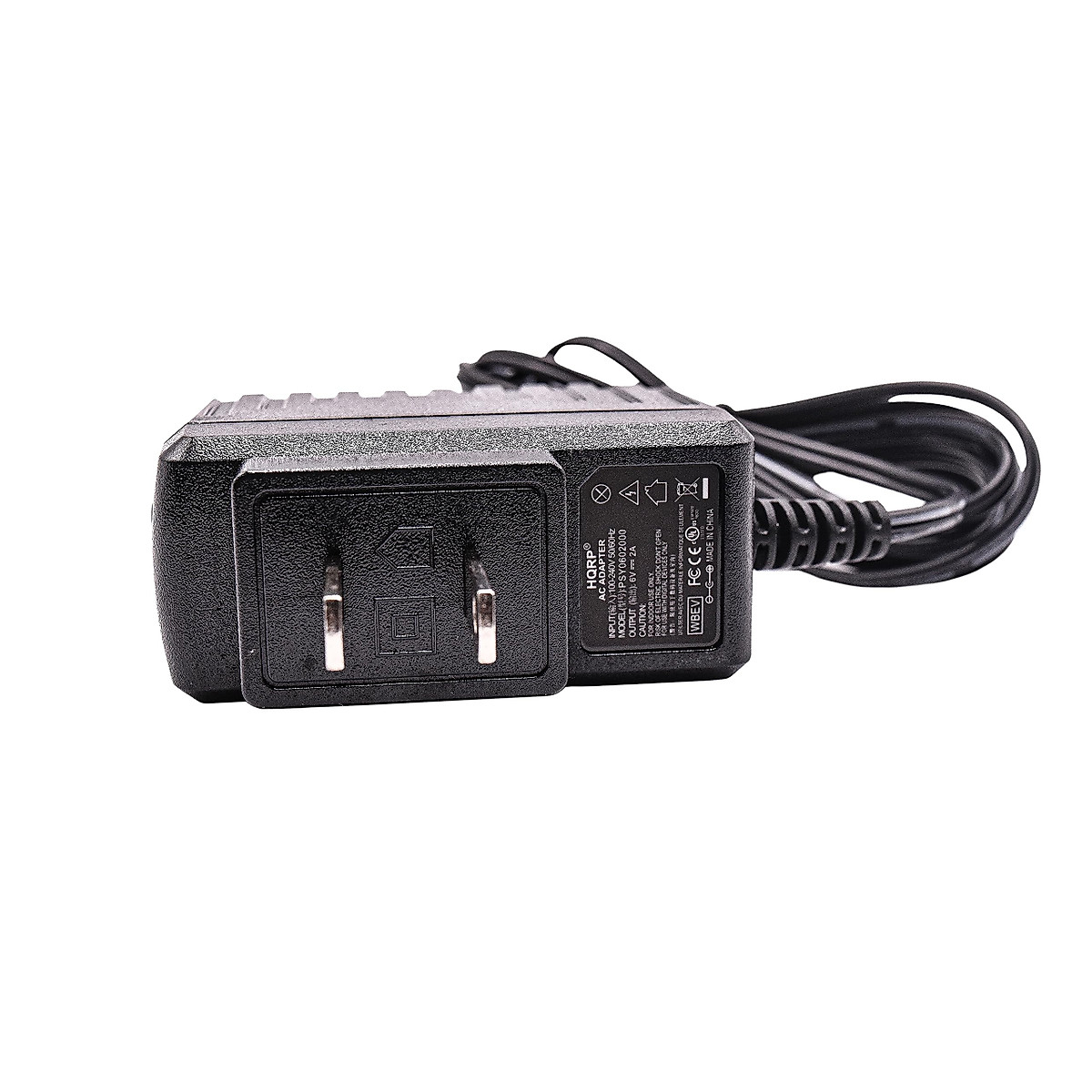HQRP AC Adapter Compatible with NordicTrack AUDIOSTRIDER 800 Elliptical Exerciser 831.236670 831.236671 831.236672 831.236673 NTEL77060 NTEL77061 NTEL77062 Power Supply Cord + Euro Plug Adapter