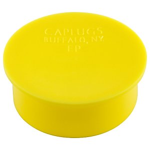 Caplugs 99394533 Plastic Plug for Threaded Connectors. EP-12, PE-LD, to Plug Nominal Thread Size 3/4-20", Yellow (Pack of 200)