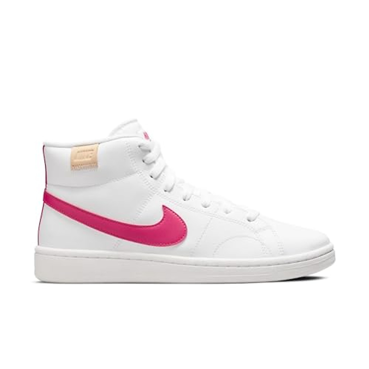 Nike Women's Low Sneakers, White White Rush Pink White Onyx, 8.5 US