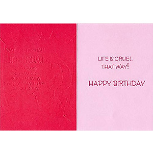 Designer Greetings Woman at Table Holding Coffee Cup Funny/Humorous Birthday Card for Daughter