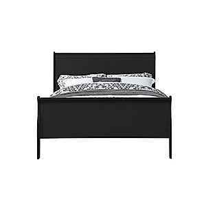 ACME Louis Philippe Queen Bed - 23730Q - Black