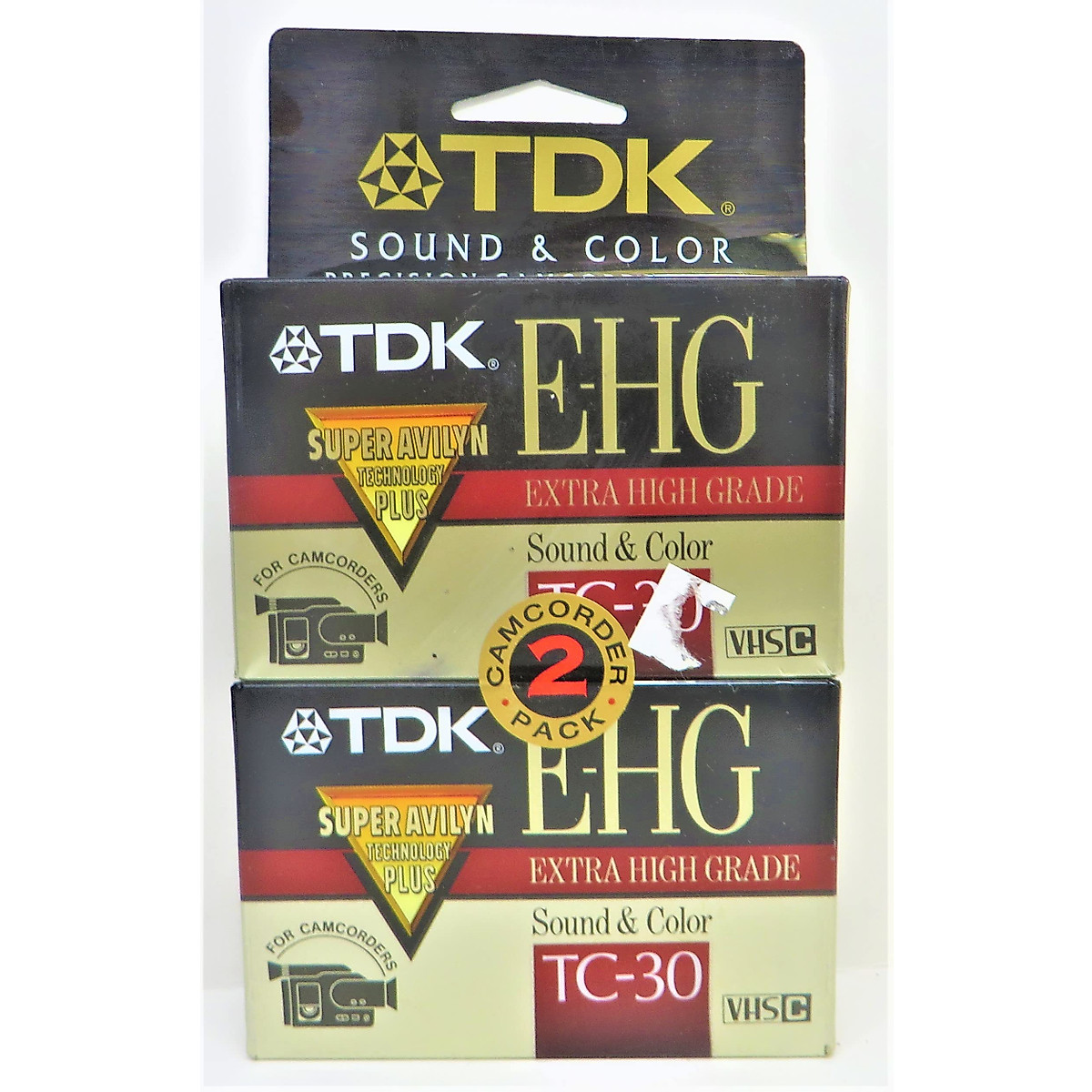 Pk/2 x 3: Tdk Vhs-C Camcorder Tape (TC-30HGL2)