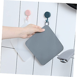 Angoily 6 Pcs Toilet Insect Mat Bath Drain Stopper Silicone Lid Strong Suction Cork Drain Plug Bathtub Drain Hair Kitchen Smell Stopper Floor Drain Gutter Cover Flat