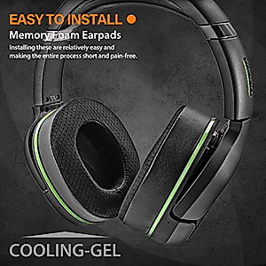 Ear Force Elite 800 / Elite 800X Cooling Gel Earpads - Compatible with Ear Force Elite 800 and Elite 800X Headset I Replacement Ear Cushion Ear Cup (Breathable Mesh)