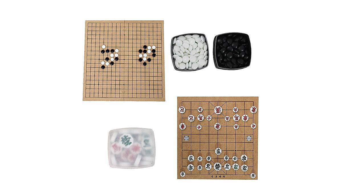 Inhyo GO Set: Chess & Go Board Game for All Ages