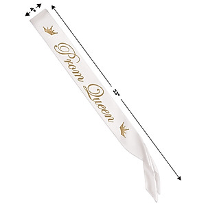 Beistle Prom Queen Satin Sash