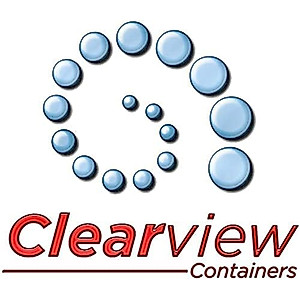 Clearview Containers | 2 Ounce Honey Bears with Screw Top Lid | Red, 24 Pack | Perfect for Holidays, Baby Shower Gifts, Beekeeping, Honey Dispensing