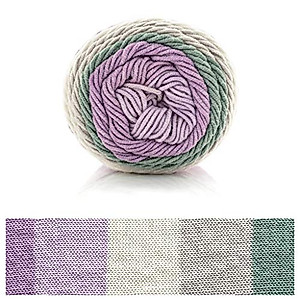 100g Rainbow Cotton Knitting Yarn 5 Strand Hand-Woven Crochet Thread for Blanket Yarn