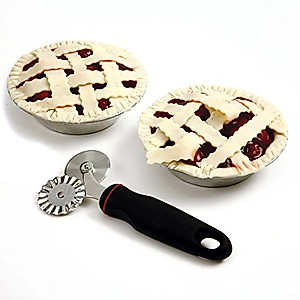 Norpro Grip-EZ Pastry/Ravioli Wheel, Black