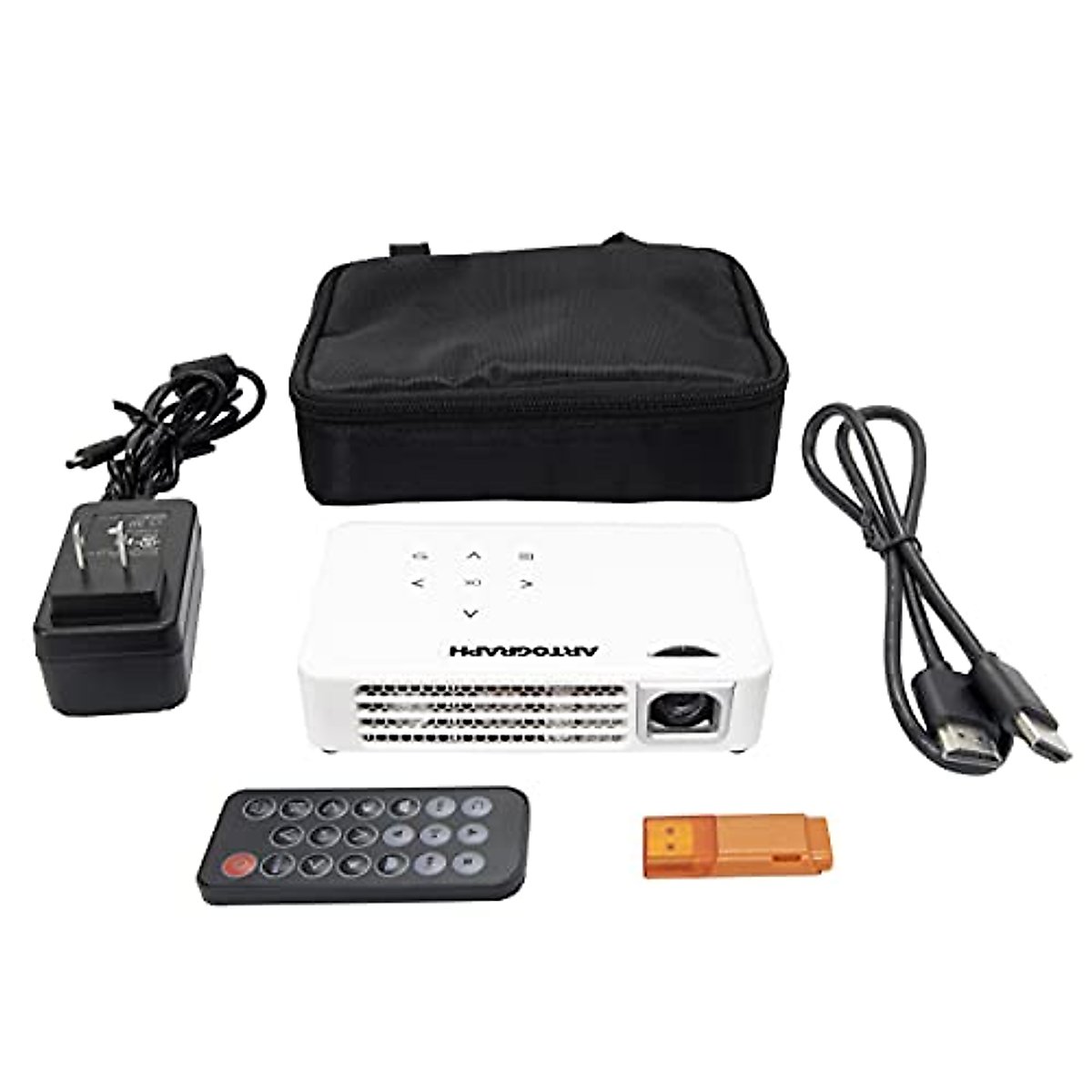Artograph Flare 450 Digital Art Projector and Remote with Keystone and Grid  Features for Artists