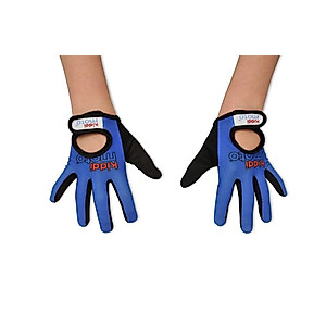 Kiddimoto Kids Cycling Gloves| Anti-Slip Kids Bike Gloves for Boys and Girls| Full Finger Kids Mountain Bike Gloves for BMX, MTB Riding, Gymnastics, Scooters, Skateboard, Rollerblade.
