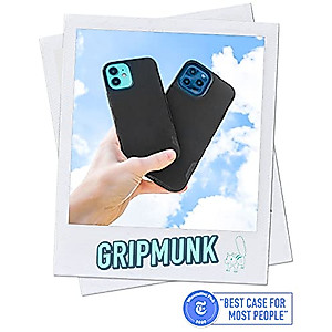Smartish iPhone 12/12 Pro Slim Case - Gripmunk [Lightweight + Protective] Thin Cover (Silk) - Black Tie Affair