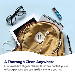 EverSmile AlignerFresh Cleaning Spray for Invisalign and All Clear Aligners and Retainers – On-the-Go Cleaning & Teeth Whitening, Kills Bacteria, Fights Bad Breath – Mint Flavor, 10ml (2 Pack)