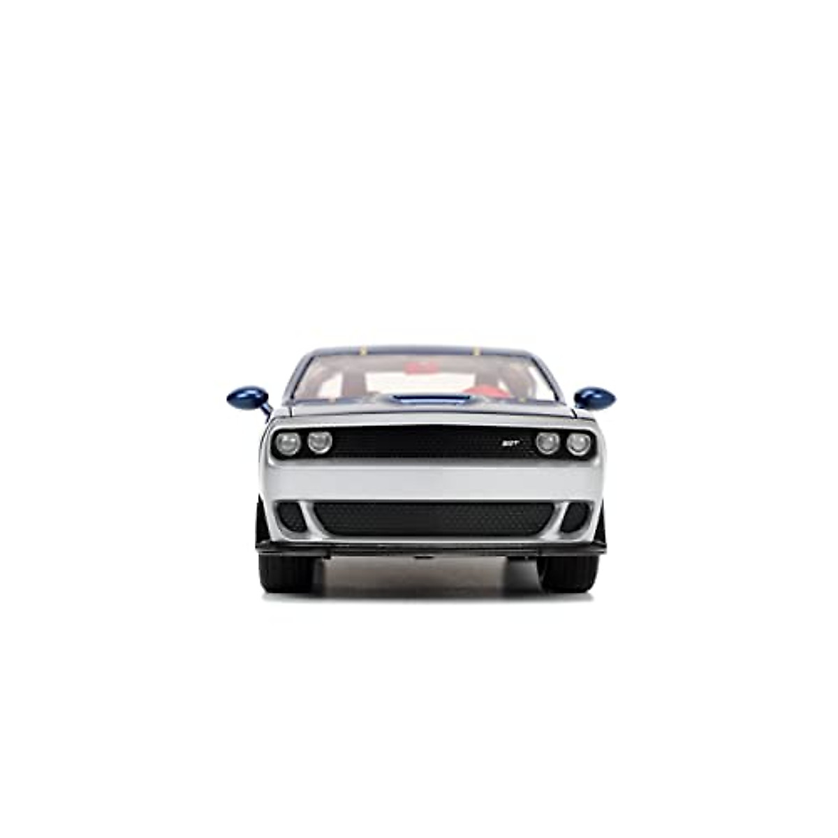 Jada Toys Marvel 2015 Dodge Challenger SRT Hellcat Die-cast Car w/ 2.75" Thor Figure, Toys for Kids and Adults