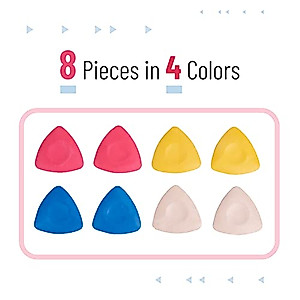 Mr. Pen- Tailors Chalk, 8 Pack, Sewing Chalk for Fabric, Tailors Chalk for Fabric, Fabric Chalk, Fabric Chalk for Sewing, Triangle Fabric Chalk, Tailor Chalk, Fabric Marker, Sewing Supplies