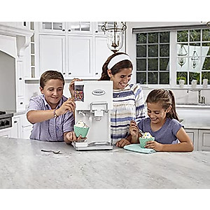 Cuisinart ICE-45P1 Mix-it-in 1.5-Quart Soft Serve Ice Cream Maker, Make Professional Quality Ice Cream, Yogurt, Sorbet and Sherbet from Home, White