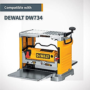 POWERTEC 12801 12-1/2 Inch Planer Blades for DeWalt DW734 Planer, Replacement Woodworking Planer Knives for DW7342, Set of 3