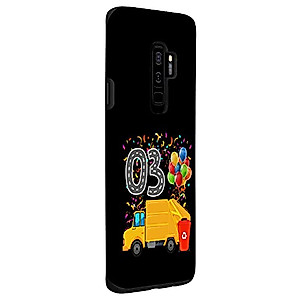 Galaxy S9+ Happy O3 Birthday Rear Loader Garbage Truck Case