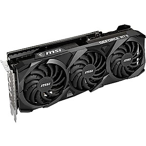 MSI Gaming GeForce RTX 3080 LHR 10GB GDRR6X 320-Bit HDMI/DP Nvlink Torx Fan 3 Ampere Architecture OC Graphics Card (Ventus 3X Plus)