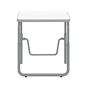 Safco Products AlphaBetter 2.0 Height – Adjustable Student Desk with Swinging Footrest Bar, Sit to Stand, 22"-30", Dry Erase