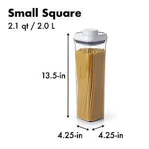 OXO Good Grips 5-Piece Airtight POP Container Set,White