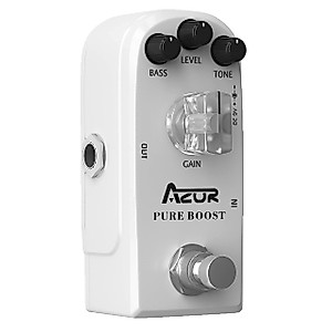 AZOR Pedal Power Adapter with Pure Boost Guitar Effect Pedal Micro Clean Boost with True Bypass