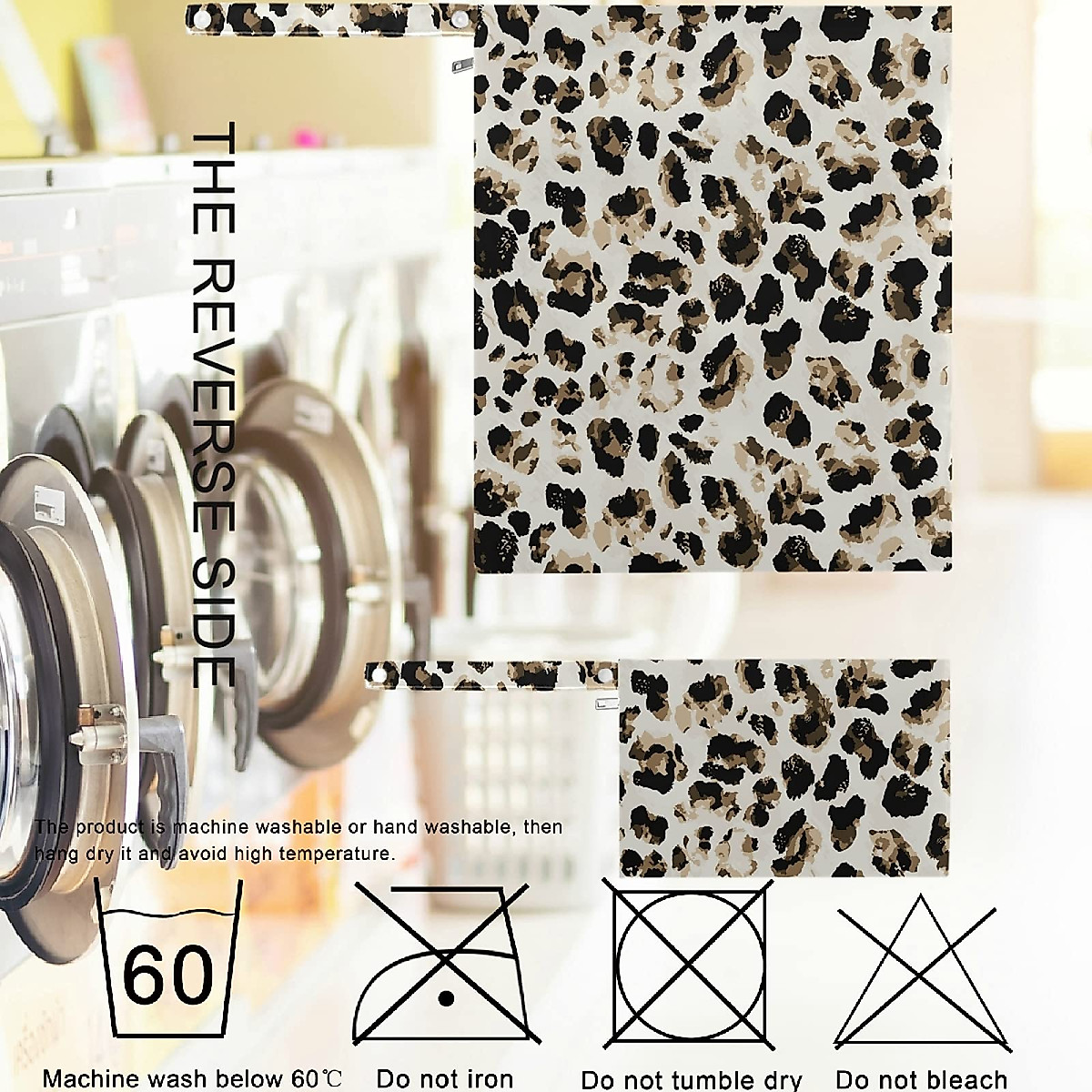 visesunny Leopard Cheetah Skin Tie Dye Pattern 2Pcs Wet Bag with Zippered Pockets Washable Reusable Roomy for Travel,Beach,Pool,Daycare,Stroller,Diapers,Dirty Gym Clothes, Wet Swimsuits, Toiletries