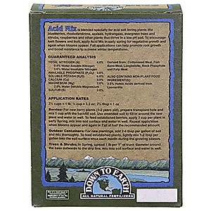 Down to Earth All Natural Acid Mix Fertilizer 4-3-6, 1 lb
