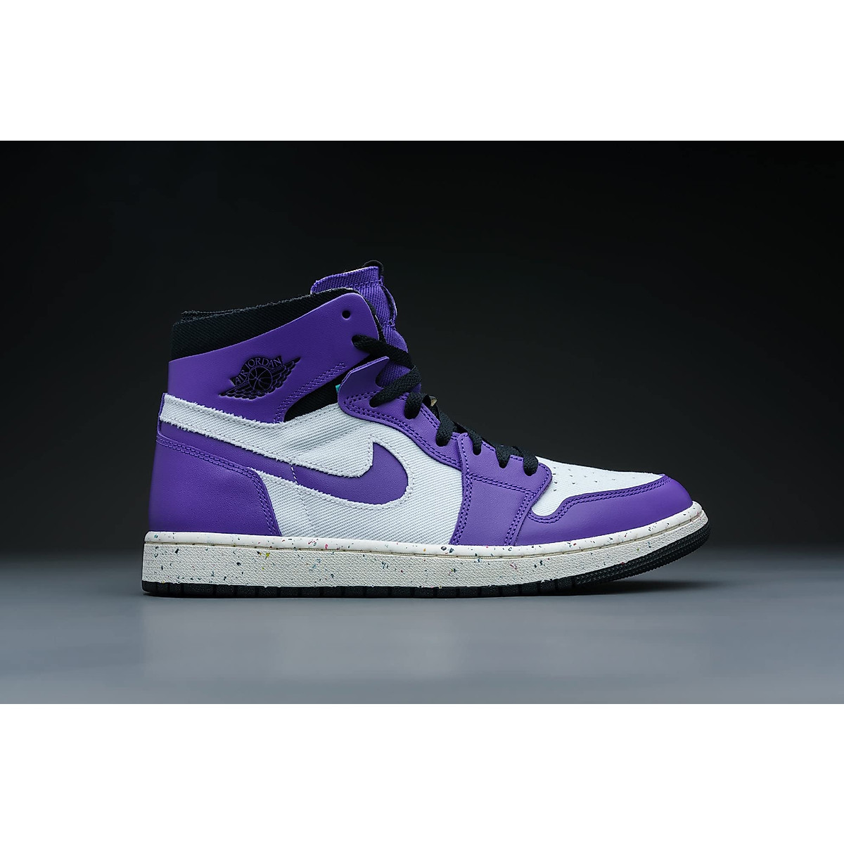 Jordan Mens 1 High Zoom Air CMFT CT0978 501 Crater Purple - Size 10.5