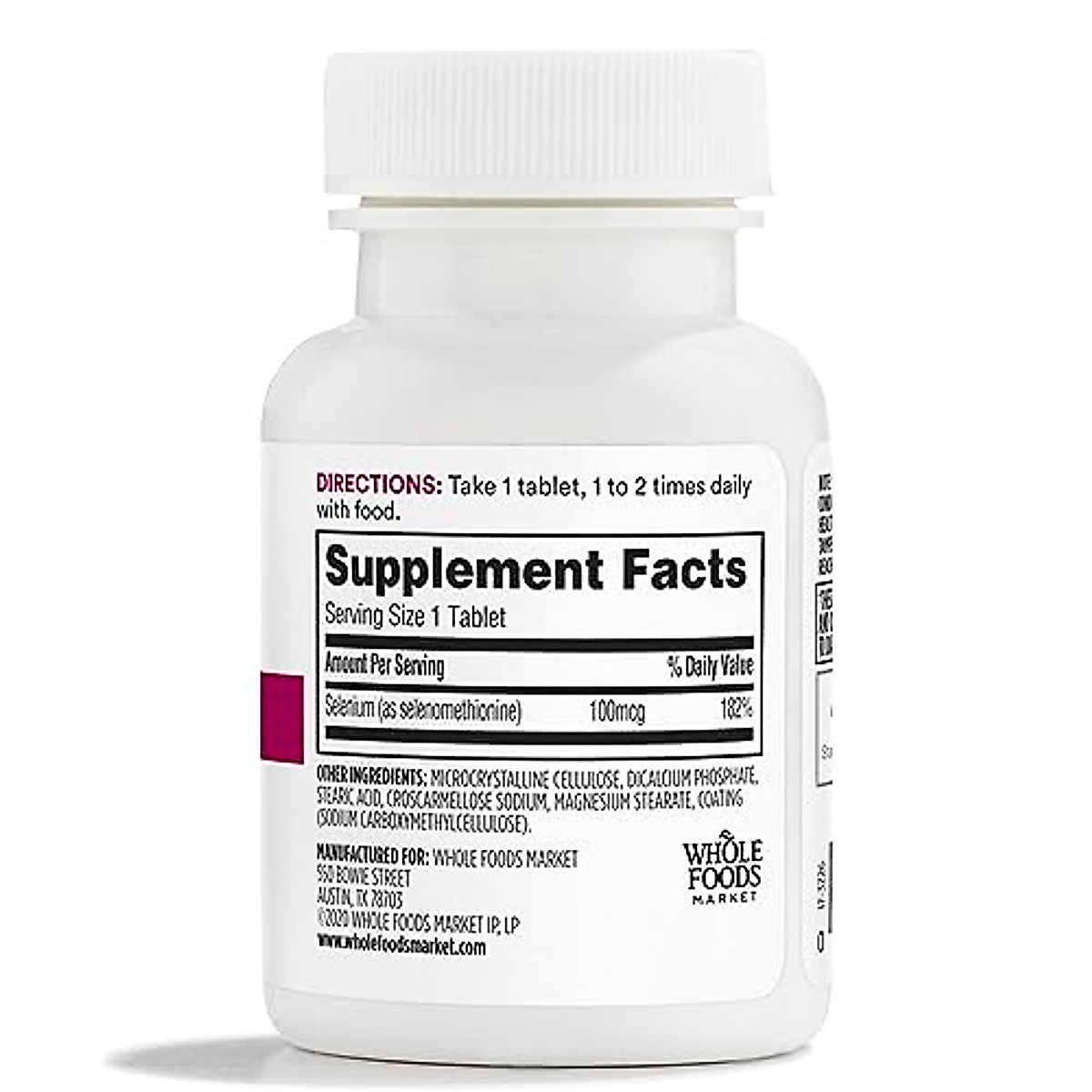 365 by Whole Foods Market, Selenium 100MCG, 120 Tablets
