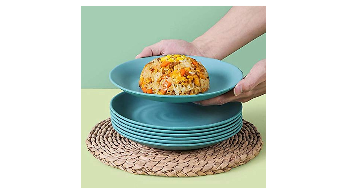 MBBITL Melamine Dinner Plates 3-Pack - Stylish & Unbreakable