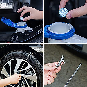 AUTODECO 24Pcs Car Wash Cleaning Tools Kit Car Detailing Set with Canvas Bag Pink Collapsible Bucket Larger Wash Mitt Towels Tire Brush Extendable Window Scraper Complete Interior Car Care Kit