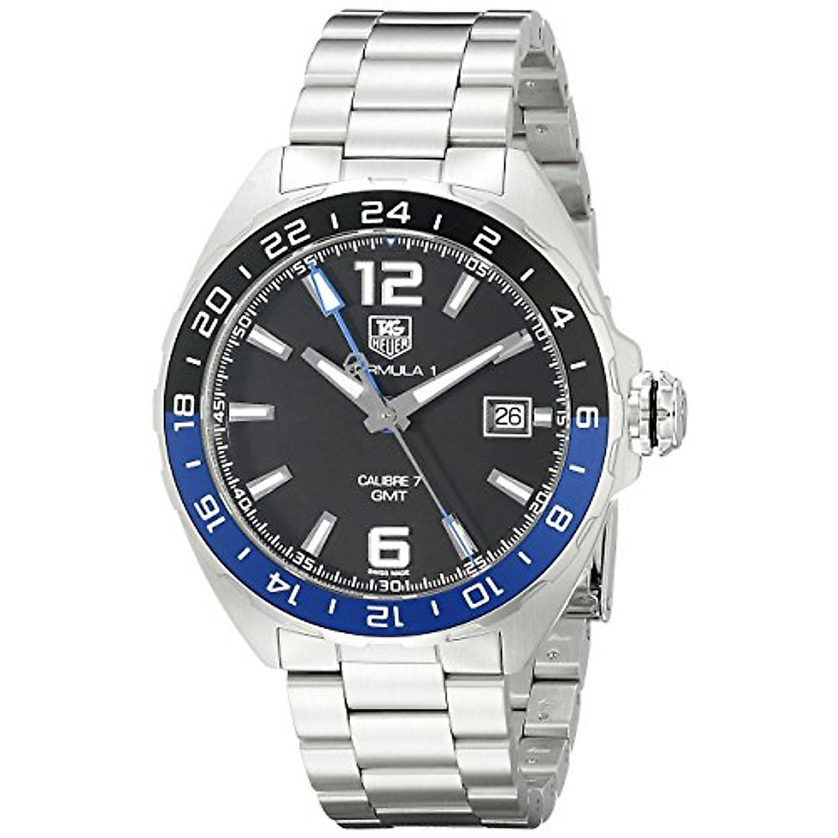 TAG Heuer Men's WAZ211A.BA0875 Formula 1 Analog Display Swiss Automatic Silver Watch
