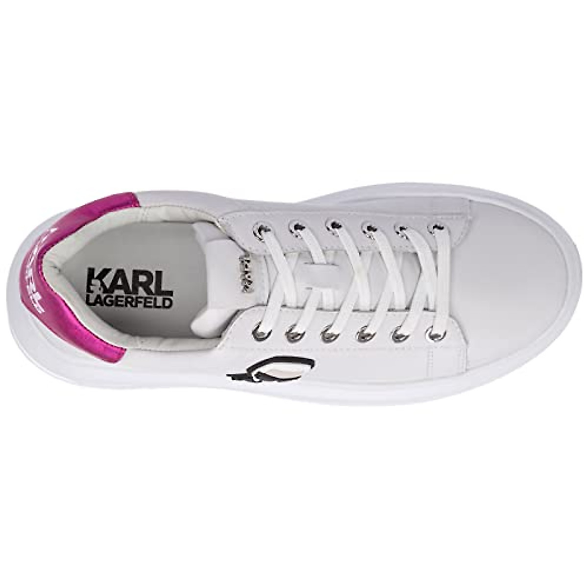 KARL LAGERFELD Women K/ikonik Kapri Sneakers Bianco 6 US