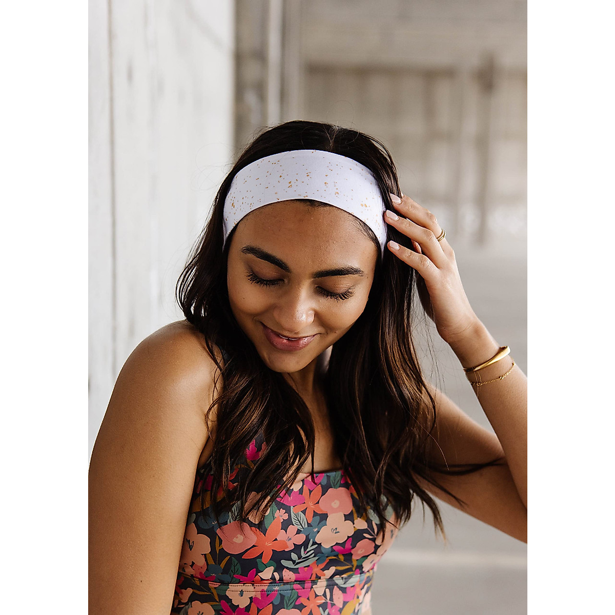 Maven Thread Women's 2" Wide Non Slip Sweat-Wicking Headband for Exercise and Yoga, 2-Pack (Chloe)