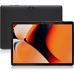 SGIN 10.1 Inch Tablets, Android 12 Tablet, 2GB RAM 64GB ROM, Quad-Core Processor, 5000mah, 2+5MP Camera, WiFi, IPS HD Touch Screen, Black, SGIN-E10P