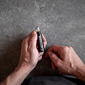 theo & amelia Matterhorn Rollerball Cologne for Men | A Rugged Everyday Fragrance with Mandarin, Black Pepper, Vetiver, Leather, Sandalwood & Musk - 10mL Travel-Friendly Fragrance