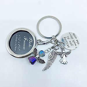 HLXFF3 ZTMERLO Bride Memorial Charm Wedding Bouquet Charm Missing You As I Walk Down the Aisle Wedding Remembrance Charm for Bouquet (silver missing u)