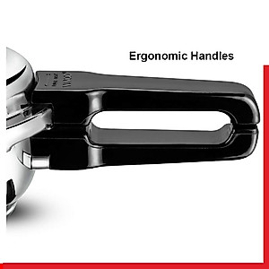 Vinod Pressure Cooker Stainless Steel – Outer Lid - 7 Liter – Induction Base Cooker – Indian Pressure Cooker – Sandwich Bottom – Best Used For Indian Cooking, Soups, and Rice Recipes, Quinoa