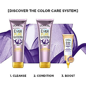 L'Oreal Paris EverPure Blonde Shade Reviving Treatment Sulfate Free, with Iris, 4.2 Fl; Oz