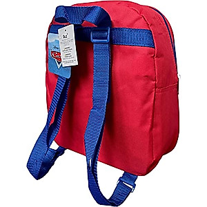 Ruz Cars Lightning McQueen Toddle Boy 12 Inch Mini Backpack (Red-Blue)