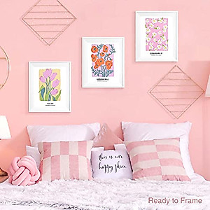 Flower Market Hanging Posters, Matisse Wall Art Paintings for Living Room Bedroom Decor, Nature Daisy Flower Prints 8x10inch Unframed