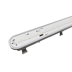 NICOR Lighting VT3(v2) Series 2ft LED Vaportite, 5000K (VT3202SUNV50) Gray