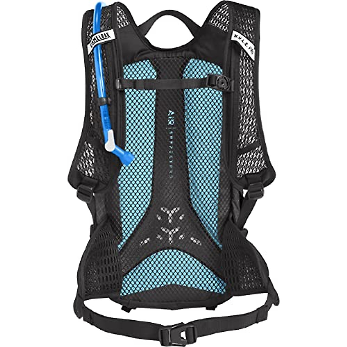 CamelBak Women's M.U.L.E. Pro 14 Bike Hydration Backpack 100oz - Body Mapping Technology, Black/White