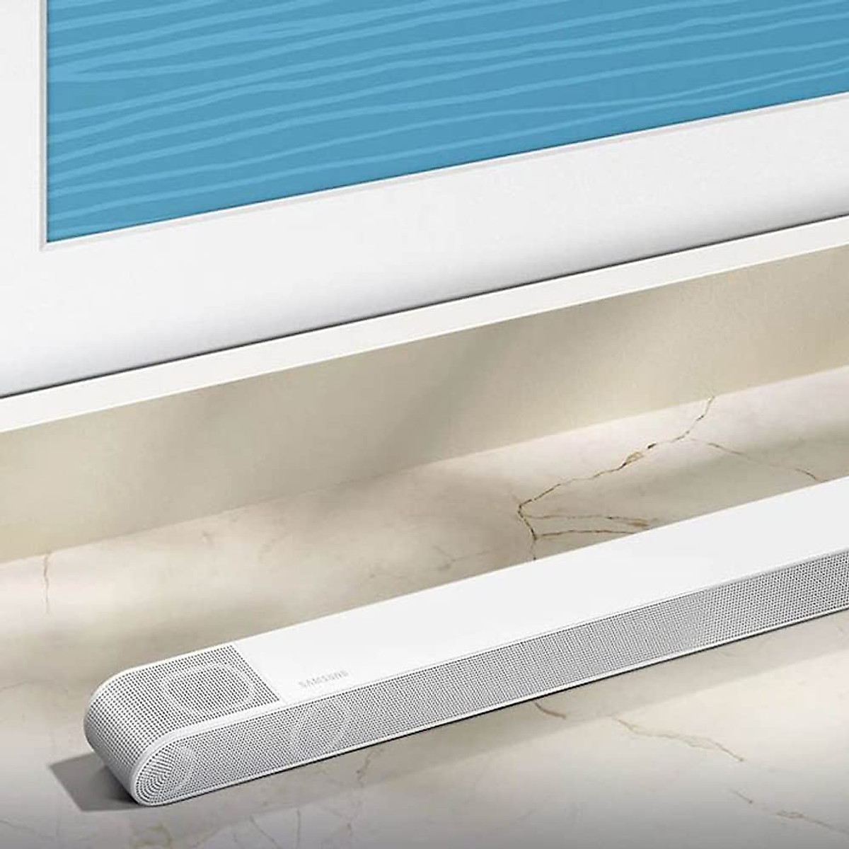 SAMSUNG HW-S801B/ZA 3.1.2ch Soundbar w/Wireless Dolby Atmos/DTS:X, White 2022 (Renewed) Bundle with 2 YR CPS Enhanced Protection Pack