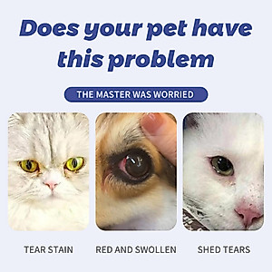 Generic Dogs Eye Drops - 15ml Plant Extract Solution Mild, Instant Relief Soothing Hydration Eye Drops | Multi Uses Swollen Eye Remedy Drops, Eye Wash & Tear Stain Remover for Cat and Dog Eye Care