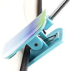 WITHit French Bull Clip On Book Light – Ombre – Square LED Reading Light for Books and eBooks, Reduced Glare, Portable and Lightweight, Cute Bookmark Light for Kids and Adults, Batteries Included